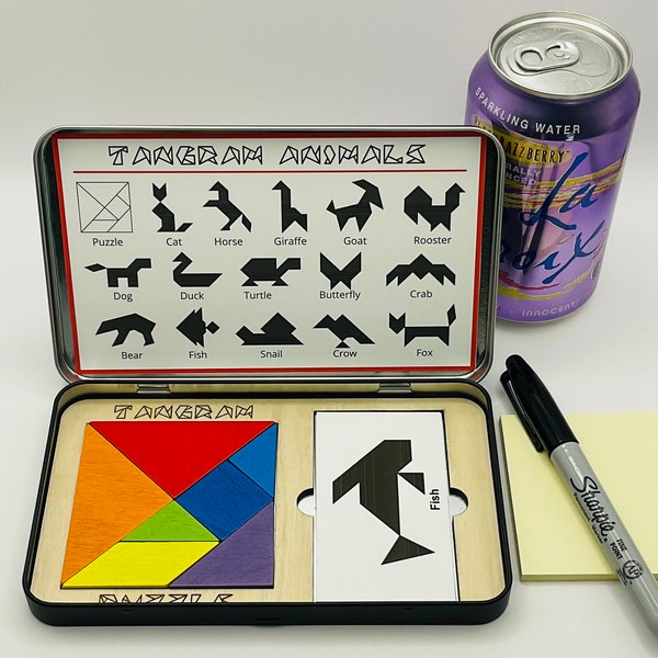 Tangram Puzzle - Etsy