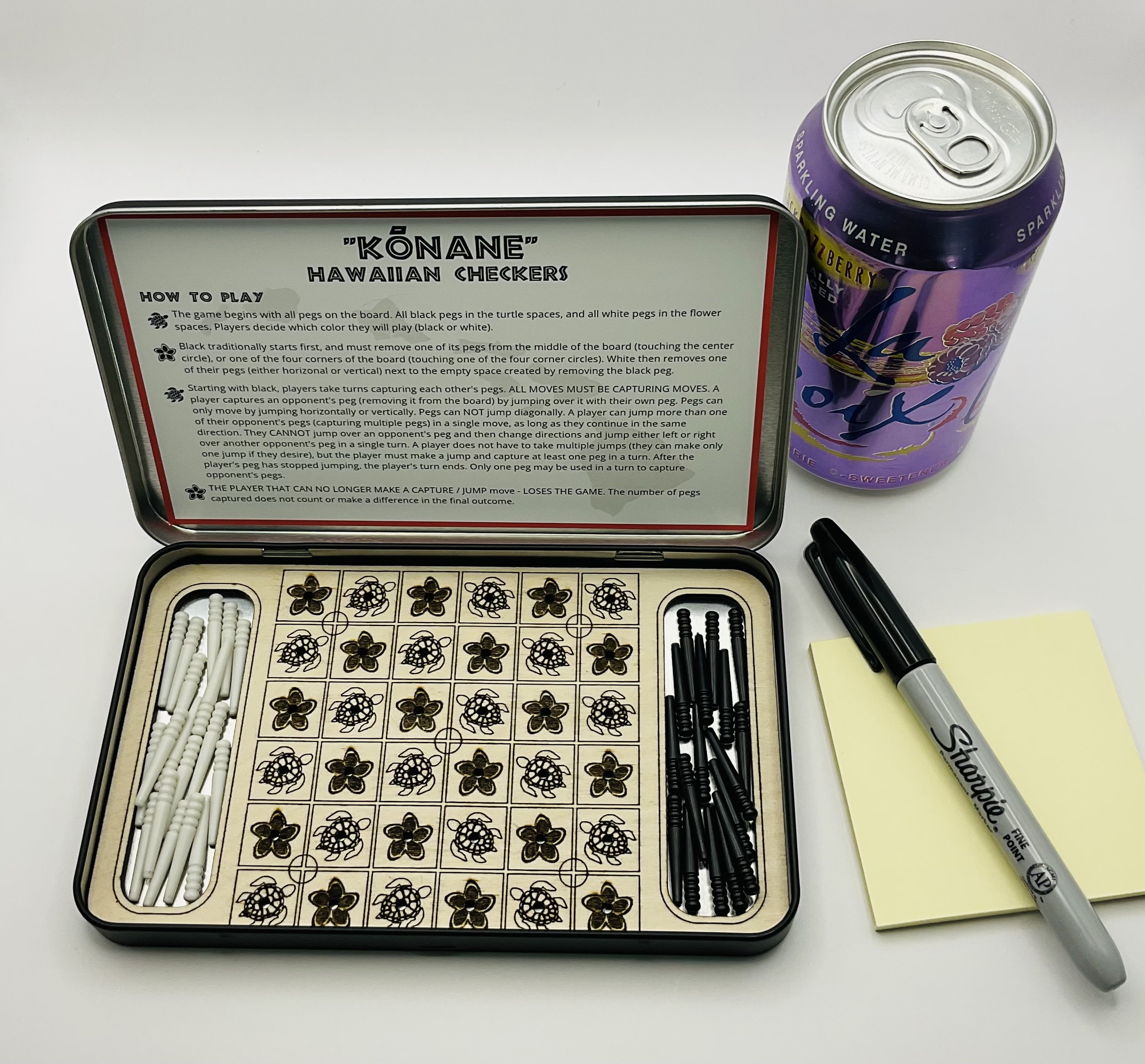 Hawaiian Checkers - Travel Game - Etsy
