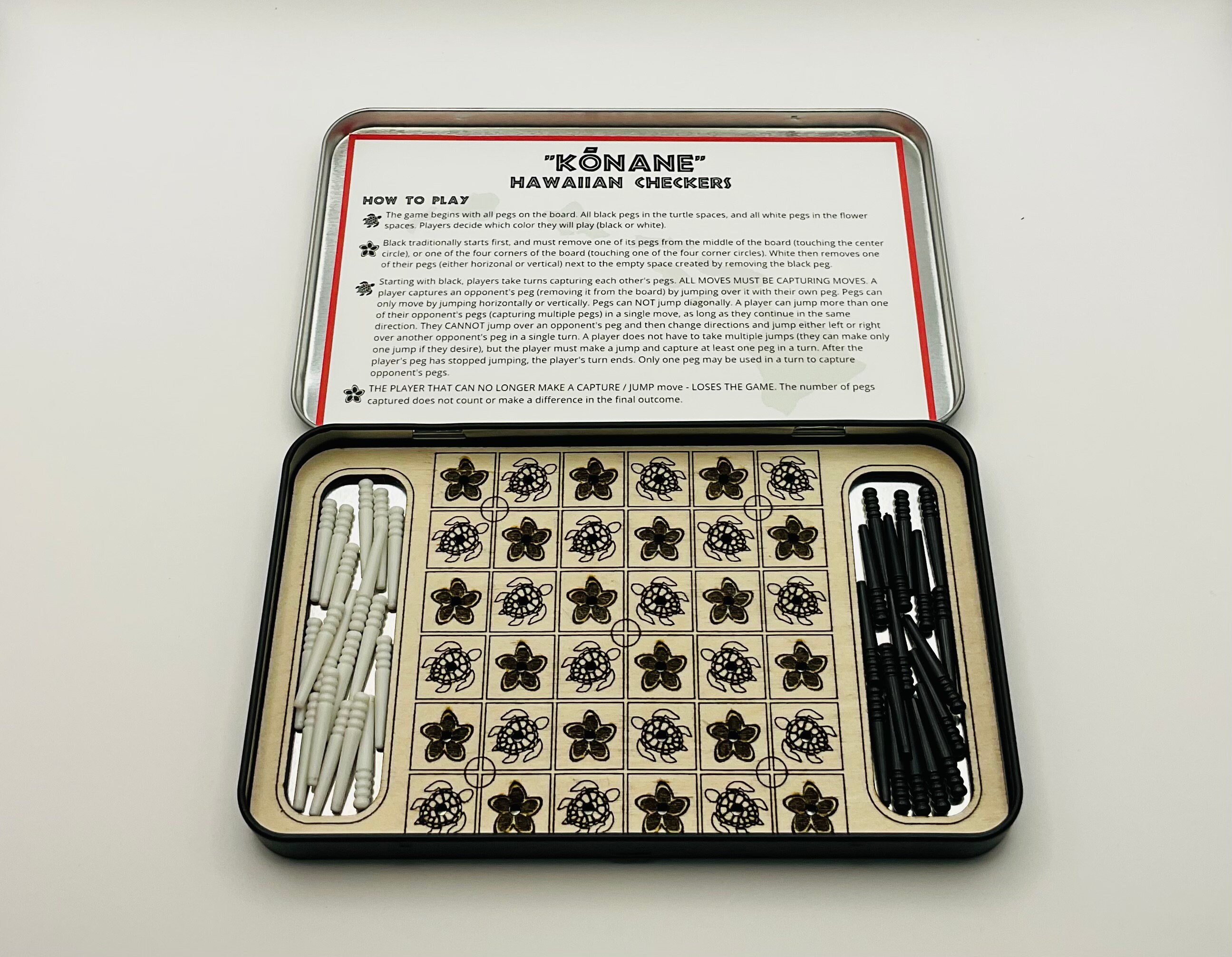 Hawaiian Checkers - Travel Game - Etsy