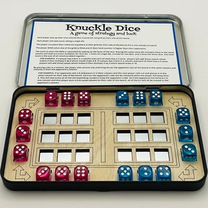 Knuckle Dice - Travel Game - Etsy