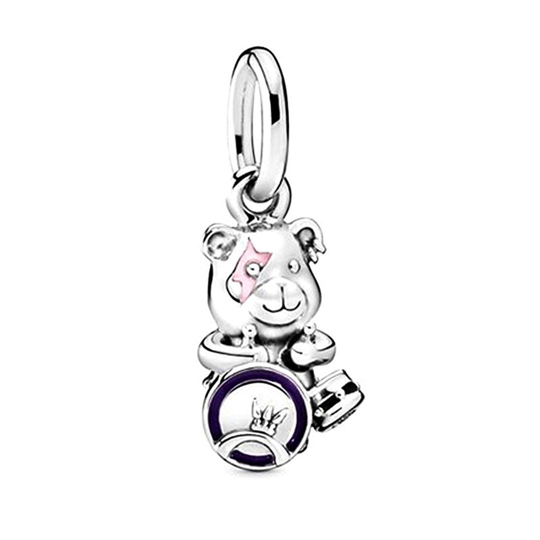 Pandora Theodore Bear Punk Band Dangle Charm With Pouch - Etsy