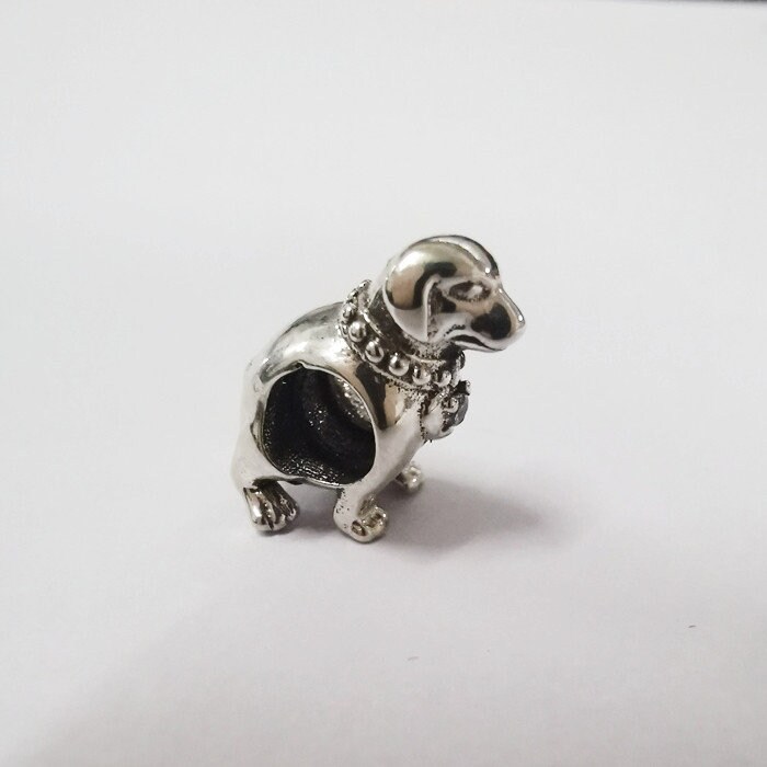 For Pandora Silver Labrador Dog Charm With Pouch - Etsy