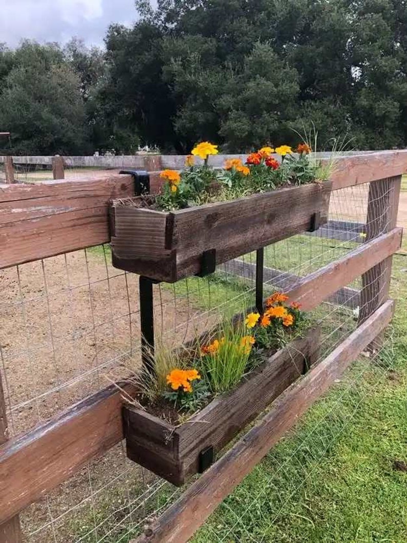 Garden Hanger - "the Box Stacker" for 2 Inch Fences - Hang Your ...