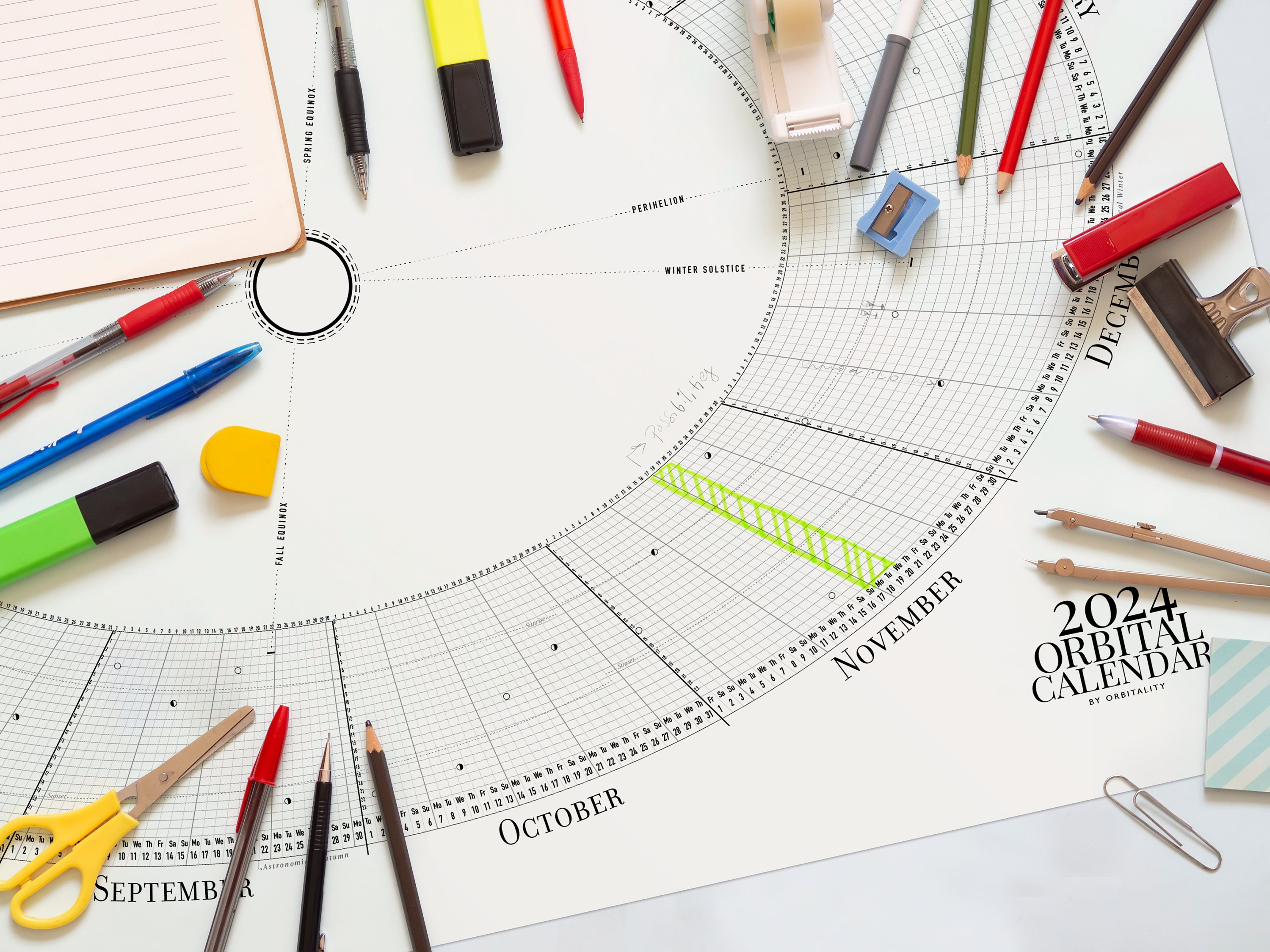 2024 Printable Orbit Planner/tracker for Wall and Desk - Etsy