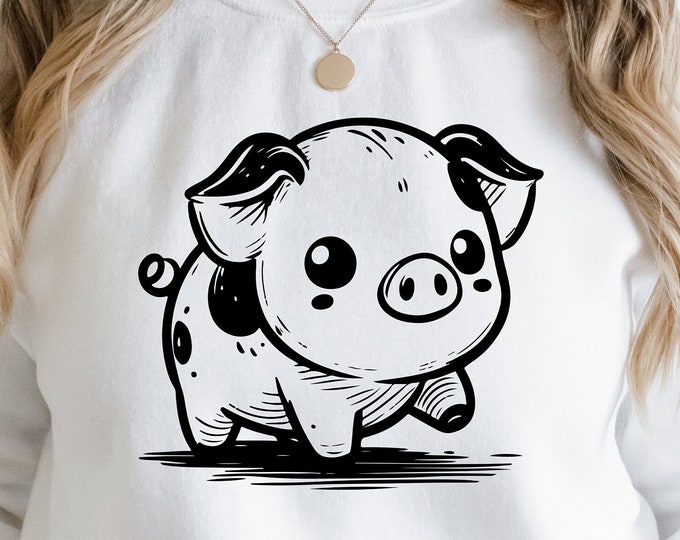 Pig - Instant Digital Download - Svg, Png, Dxf, and Eps Files Included ...