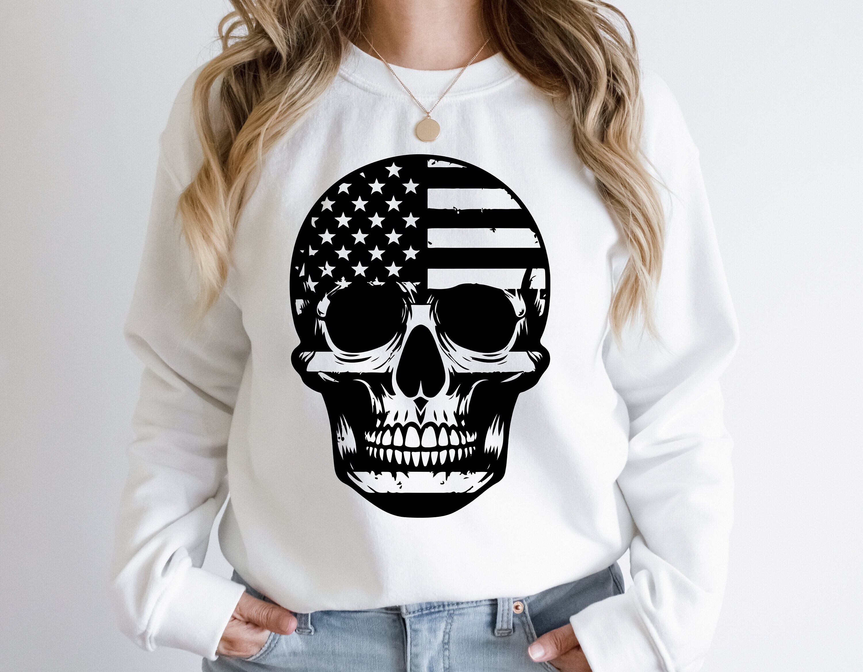 USA Flag Skull Svg Png Patriotic Svg Patriotic Skull Svg - Etsy