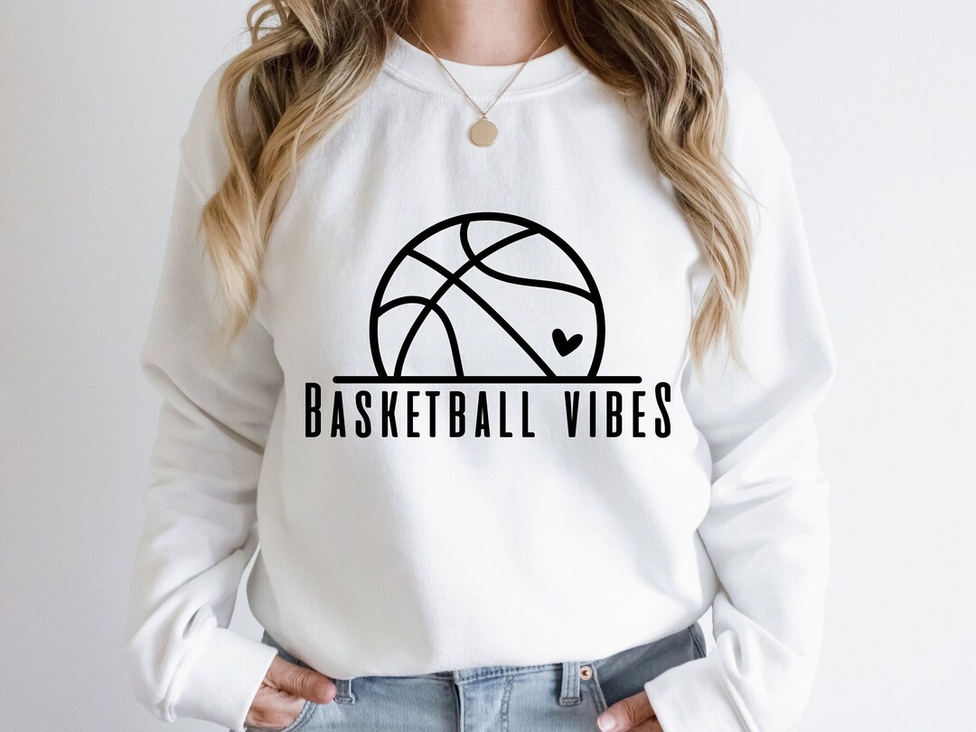 Basketball Vibes Svg Png, Basketball Shirt Svg, Game Day Basketball ...