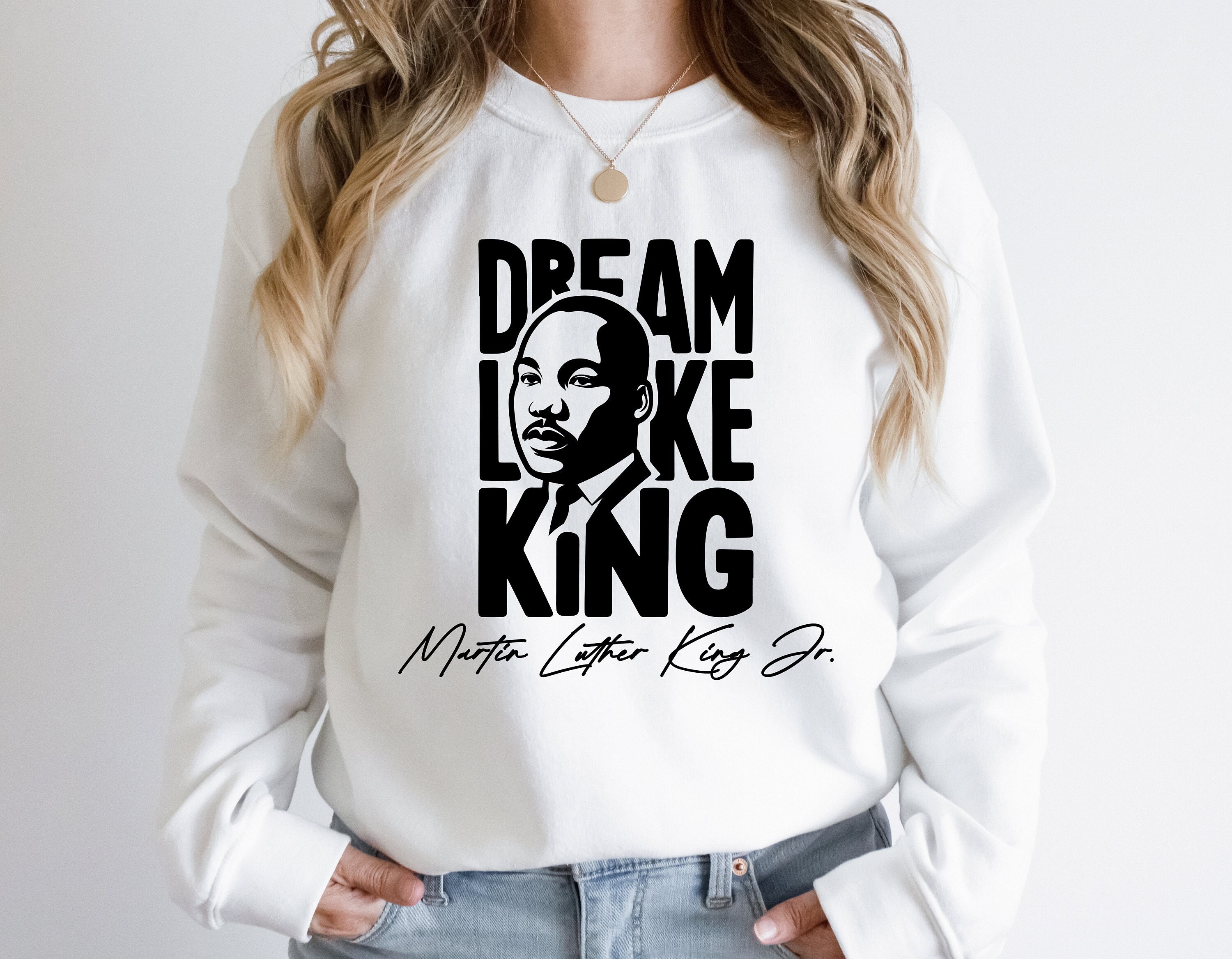 Dream Like King Svg Png, Martin Luther King, Black History Svg, Martin ...