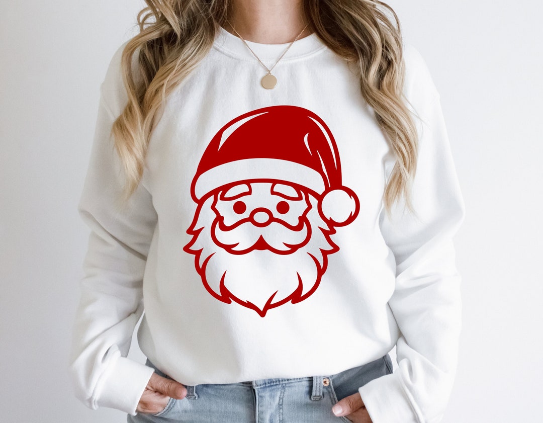 Santa Svg Png, Santa Face Svg, Santa Cut File, Santa Face Clip Art ...
