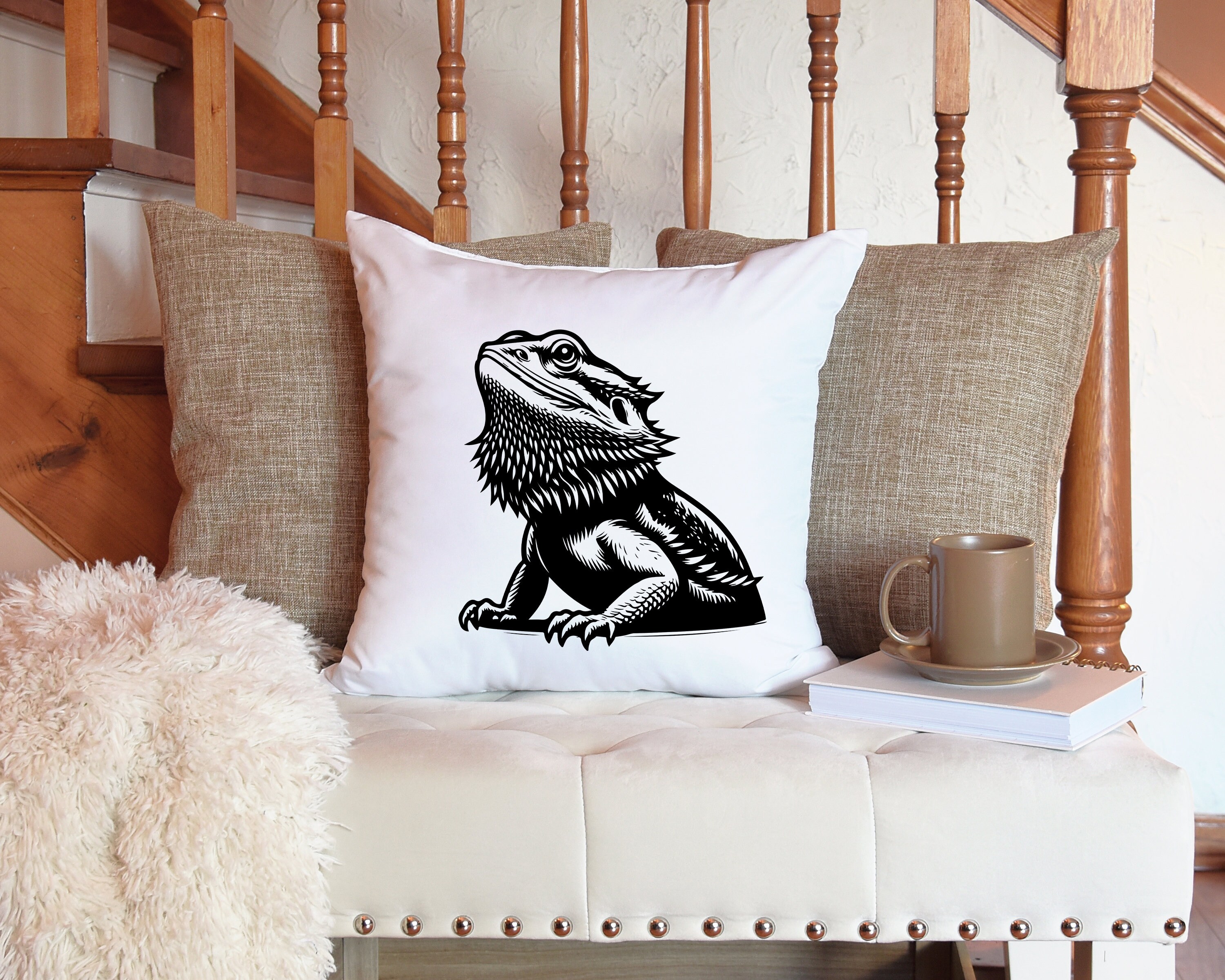 Bearded Dragon Svg Png, Cute Bearded Dragon, Cute Dragon Svg, Bearded ...