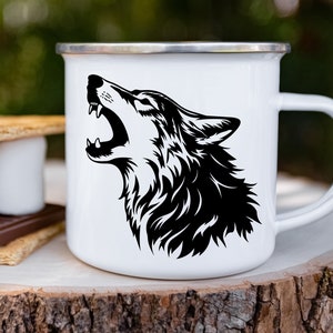 Loup Hurlant Svg Png, Loup Svg, Loups Svg, Loups, Lune Loup Svg, Svg ...