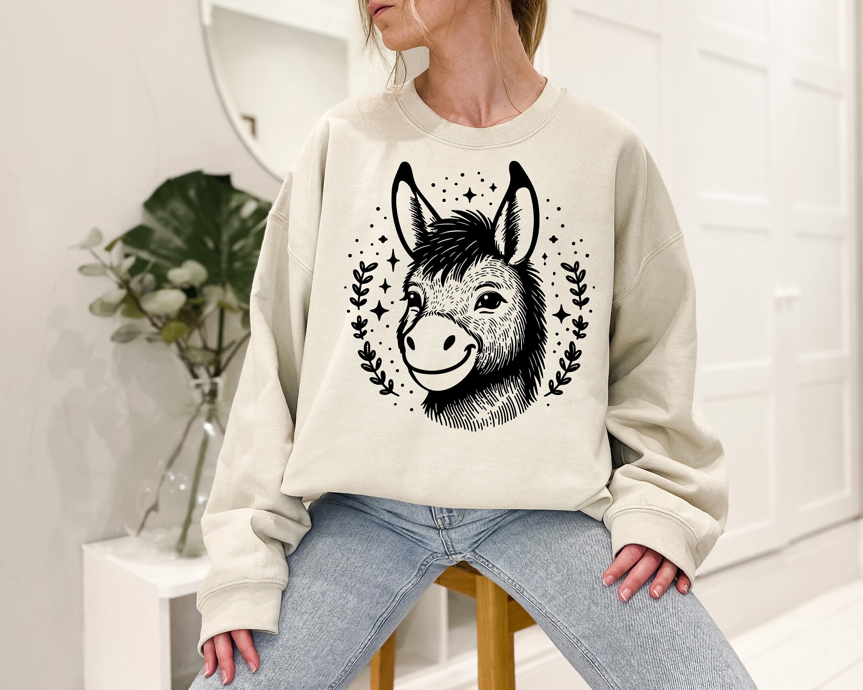 Donkey Svg Png, Animal Svg, Cute Donkey, Funny Donkey, Farm Animal Svg ...