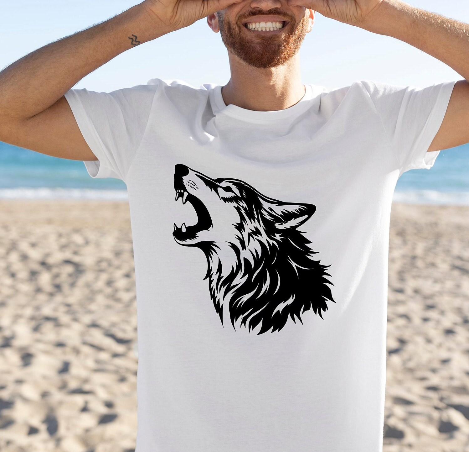 Loup Hurlant Svg Png Loup Svg Loups Svg Loups Lune Loup - Etsy France