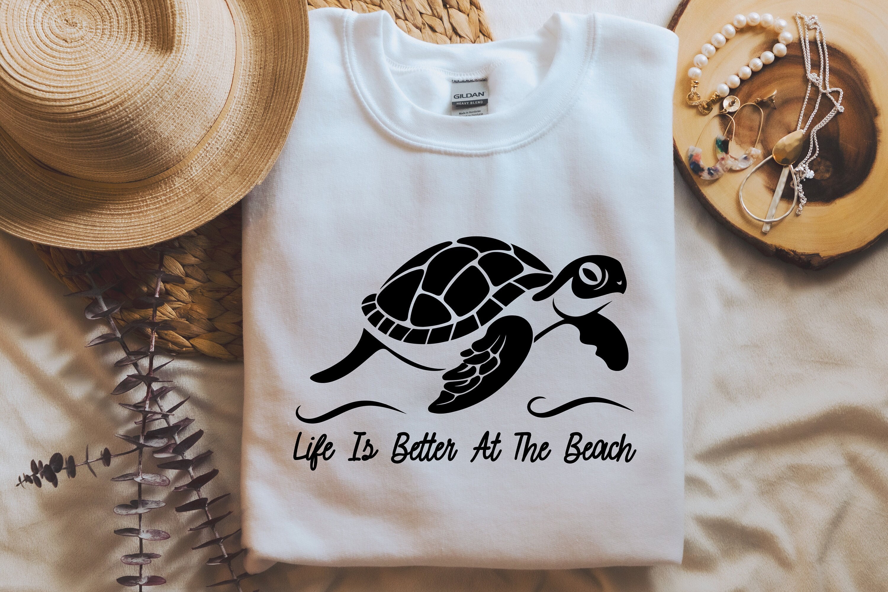 Life is Better at the Beach Turtle Svg Png,beach Svg, Sea Turtle Svg ...