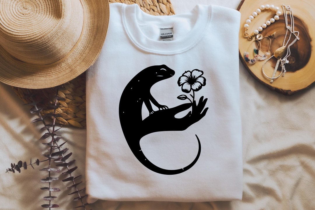 Floral Lizard Svg Png, Lizard Svg, Lizard Png, Animal Svg, Cute Animals ...