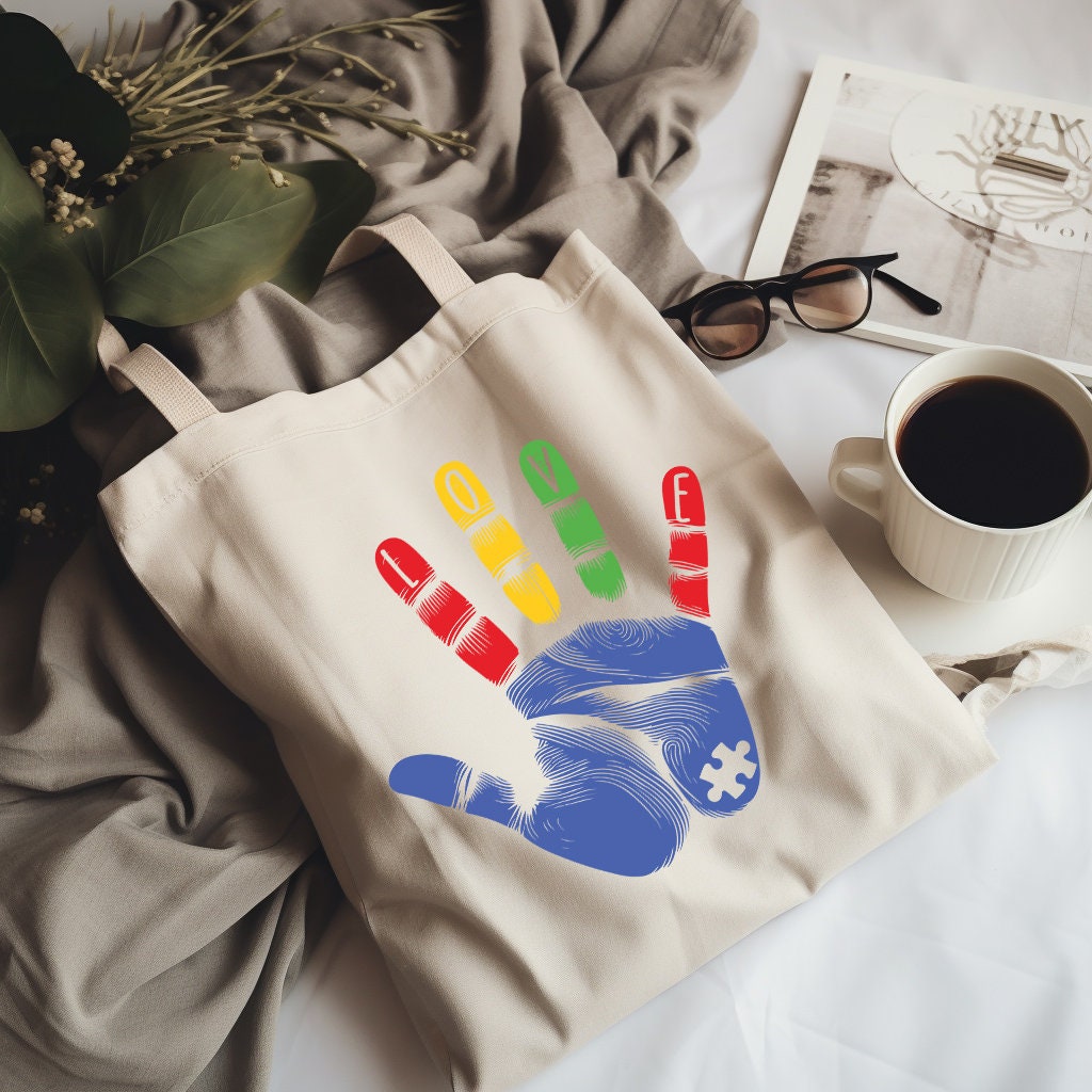 Autism Svg Png, Handprint Puzzle Svg, Puzzle Svg, Puzzle Png, Autism ...