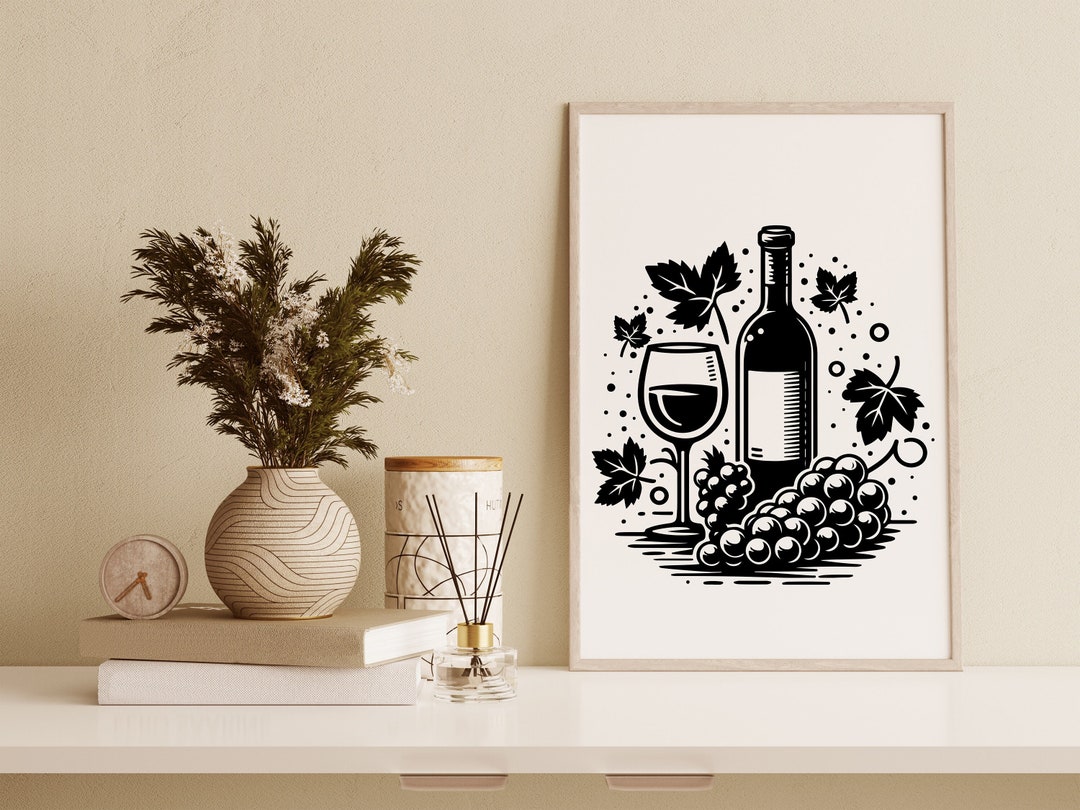 Wine Svg Png, Wine Bottle Svg, Wine Lover Svg, Grape Svg, Grape Wine ...