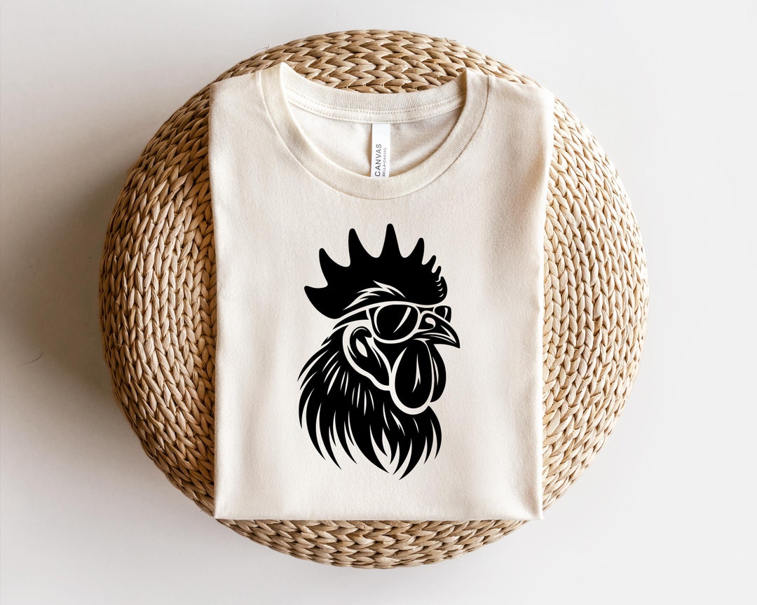 Gallo Svg Png, Amante de los animales Svg, Silueta de gallo, Gafas de ...