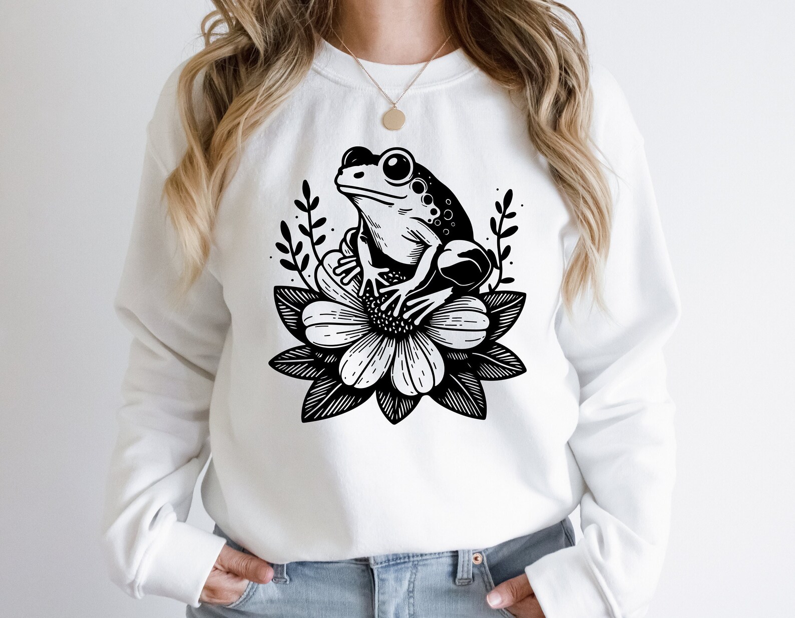 Frog Svg Png, Floral Frog Svg, Animal Svg, Animal Png, Cute Animal ...