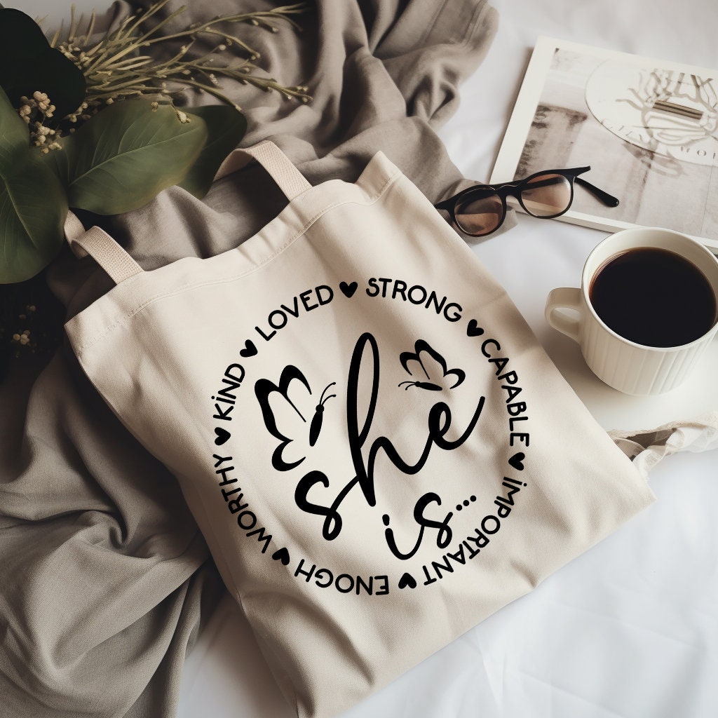 She is Strong Svg Png, Feminist Svg, Butterflies Svg, Self Love Svg ...