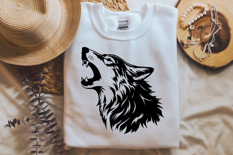 Loup Hurlant Svg Png Loup Svg Loups Svg Loups Lune Loup - Etsy France
