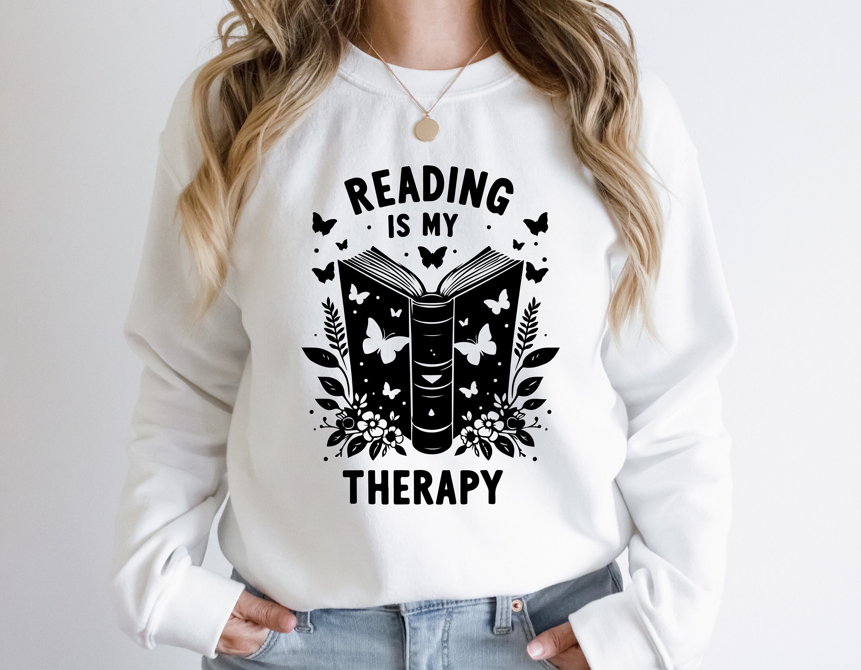 Reading is My Therapy Svg Png, Therapy Svg, Therapy Png, Therapy Quote ...