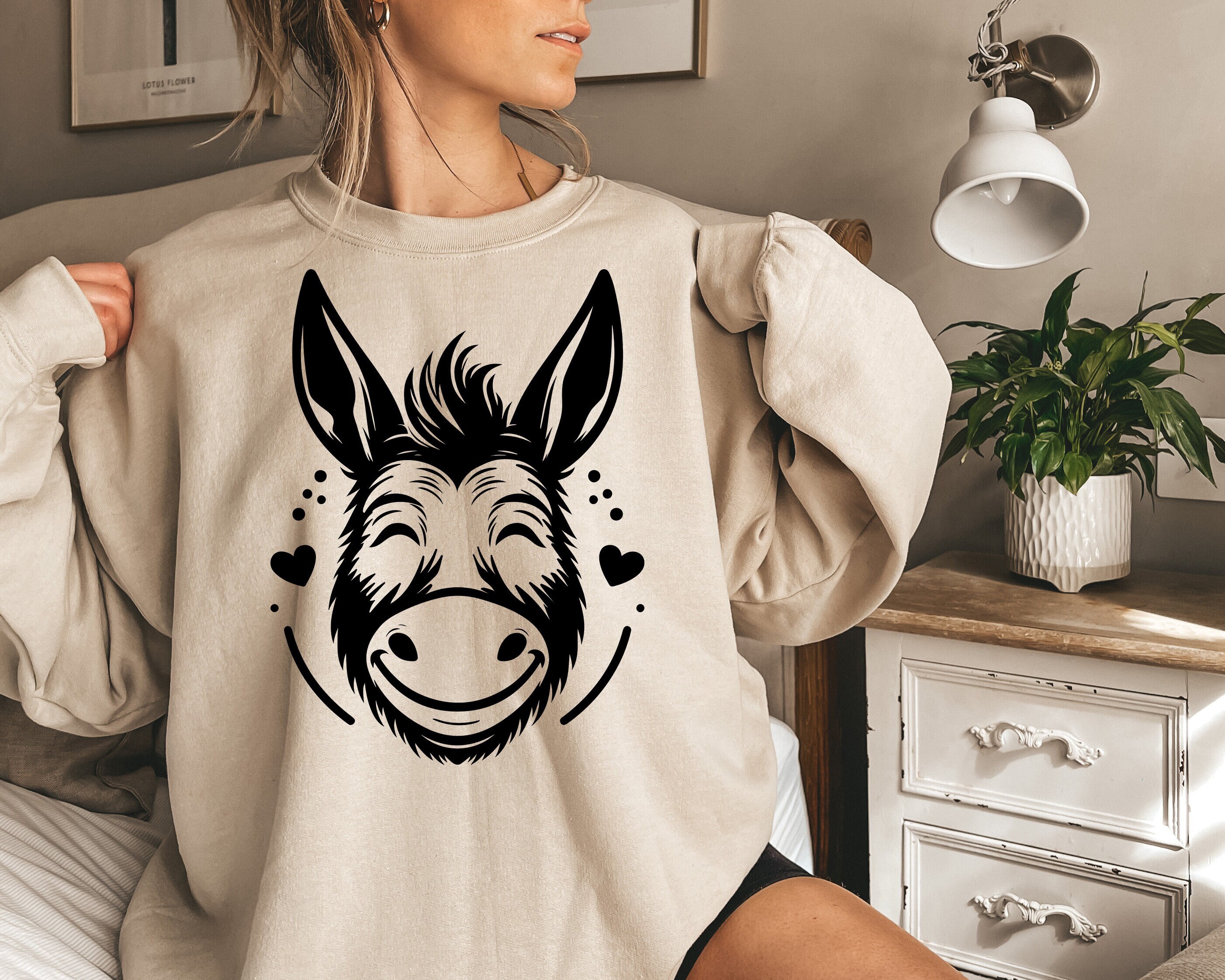 Donkey Svg Png, Animal Svg, Cute Donkey, Funny Donkey, Farm Animal Svg ...