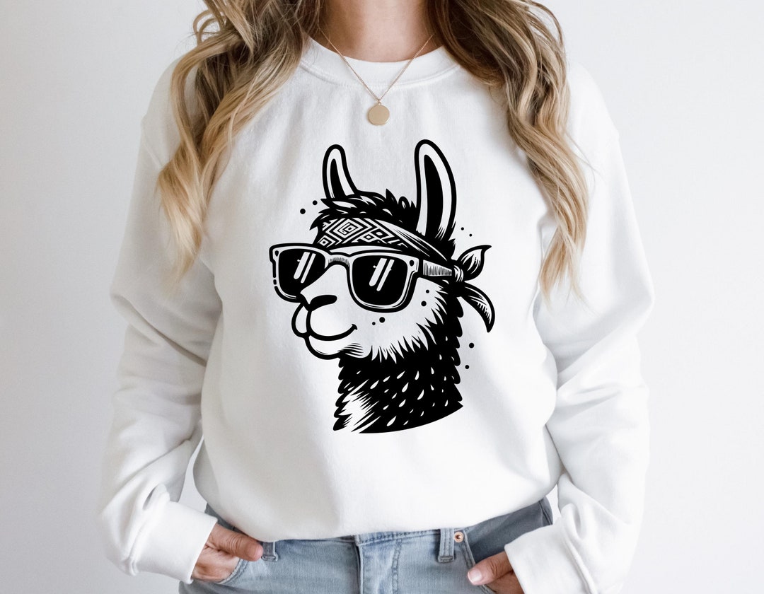 Llama Svg Png, Funny Llama Svg, Cute Llama Svg, Llama Face Svg ...