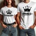 Prince and Princess Svg Png, Love Svg, Couple, Couple Design, Crown Svg ...