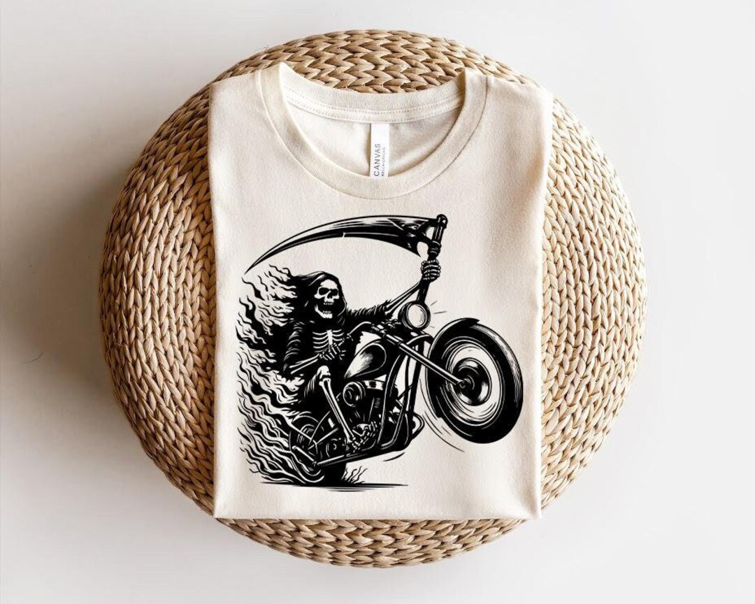 Skeleton Rider Svg Png, Motorbike Svg, Rider Svg, Skull Svg, Motorcycle ...
