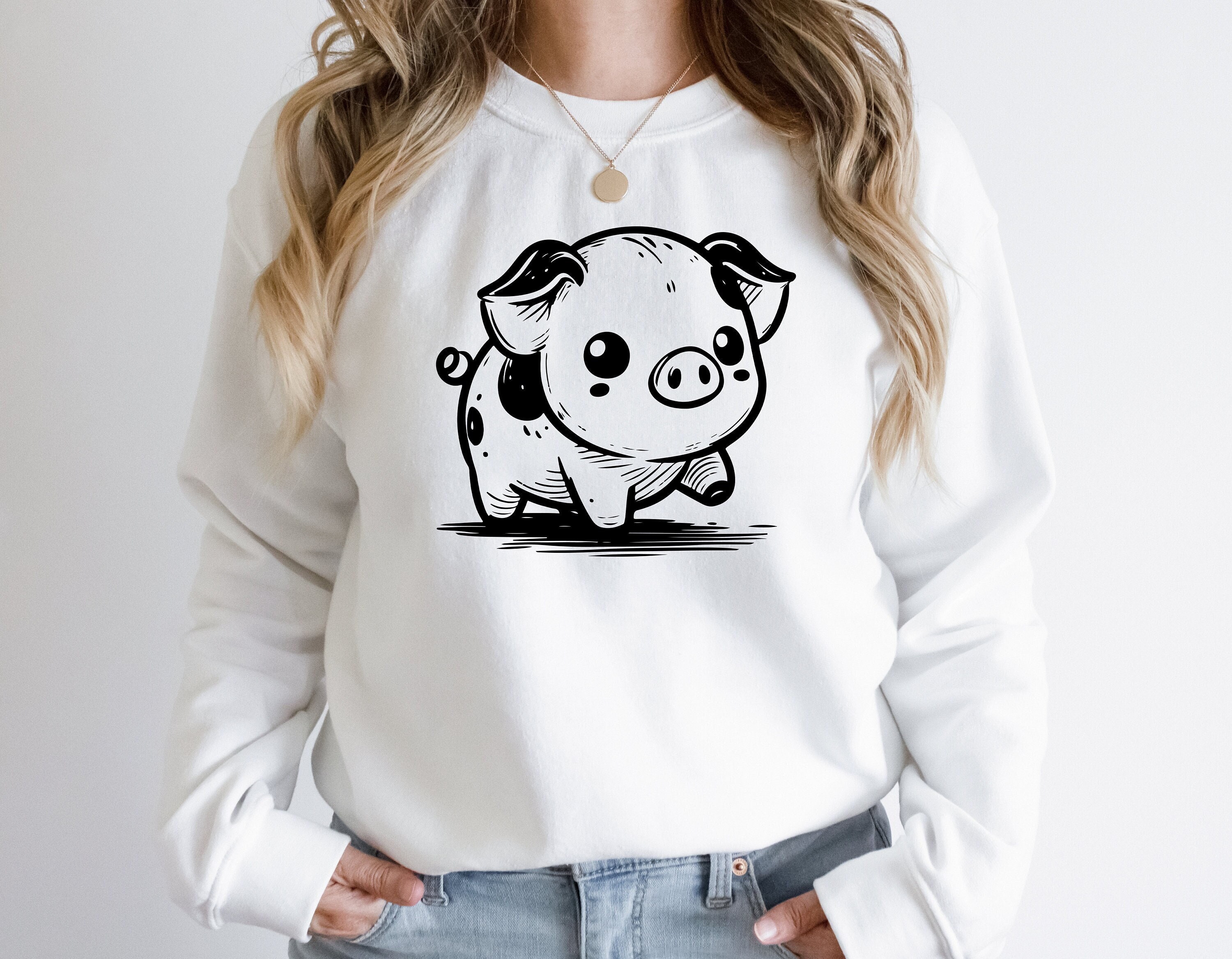 Pig Svg Png, Farm Svg, Farm Animals Svg, Cute Svg, Animal Svg, Pig ...