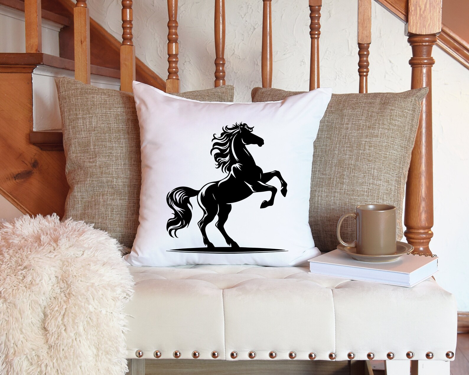 Horse Svg Png, Stallion Svg, Horse Silhouette Svg, Rearing Horse Svg ...