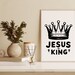 Jesus is King Svg Png, Jesus Svg, Faith Svg, Christian Svg, Bible Svg ...