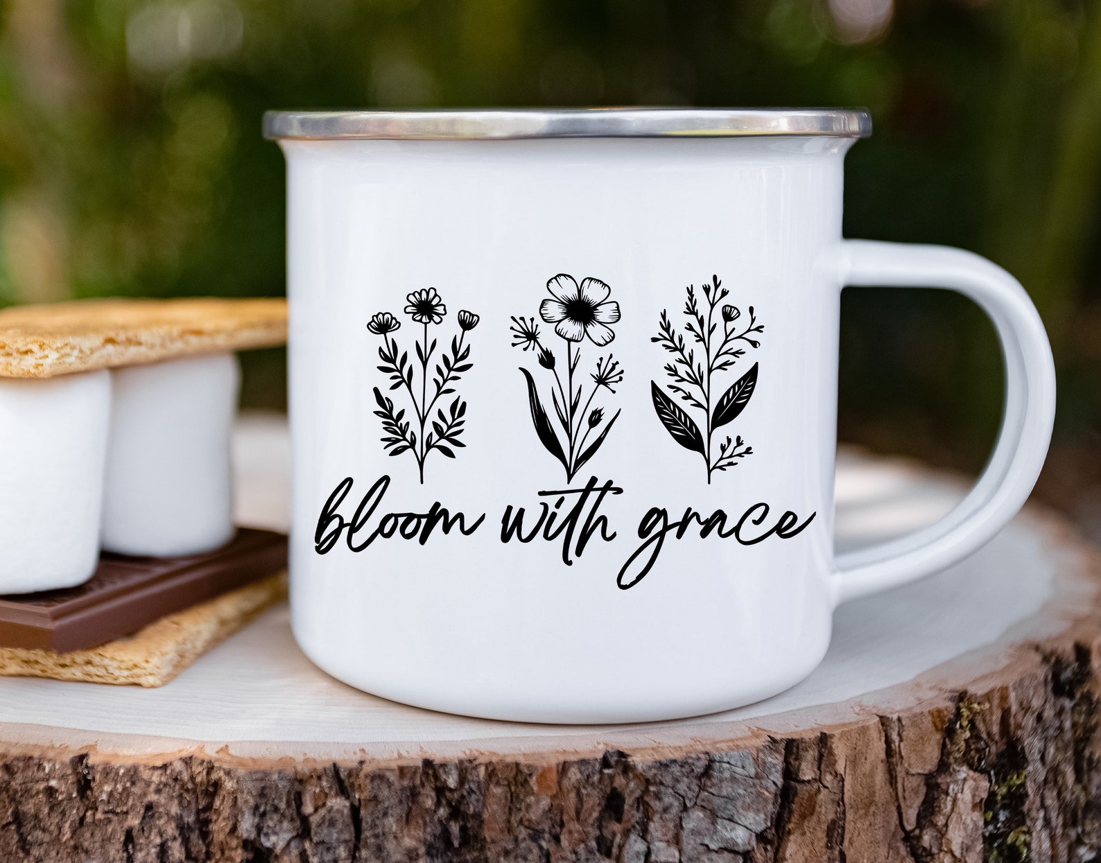 Bloom With Grace Svg Png Christian Svg Flower Svg Plant - Etsy