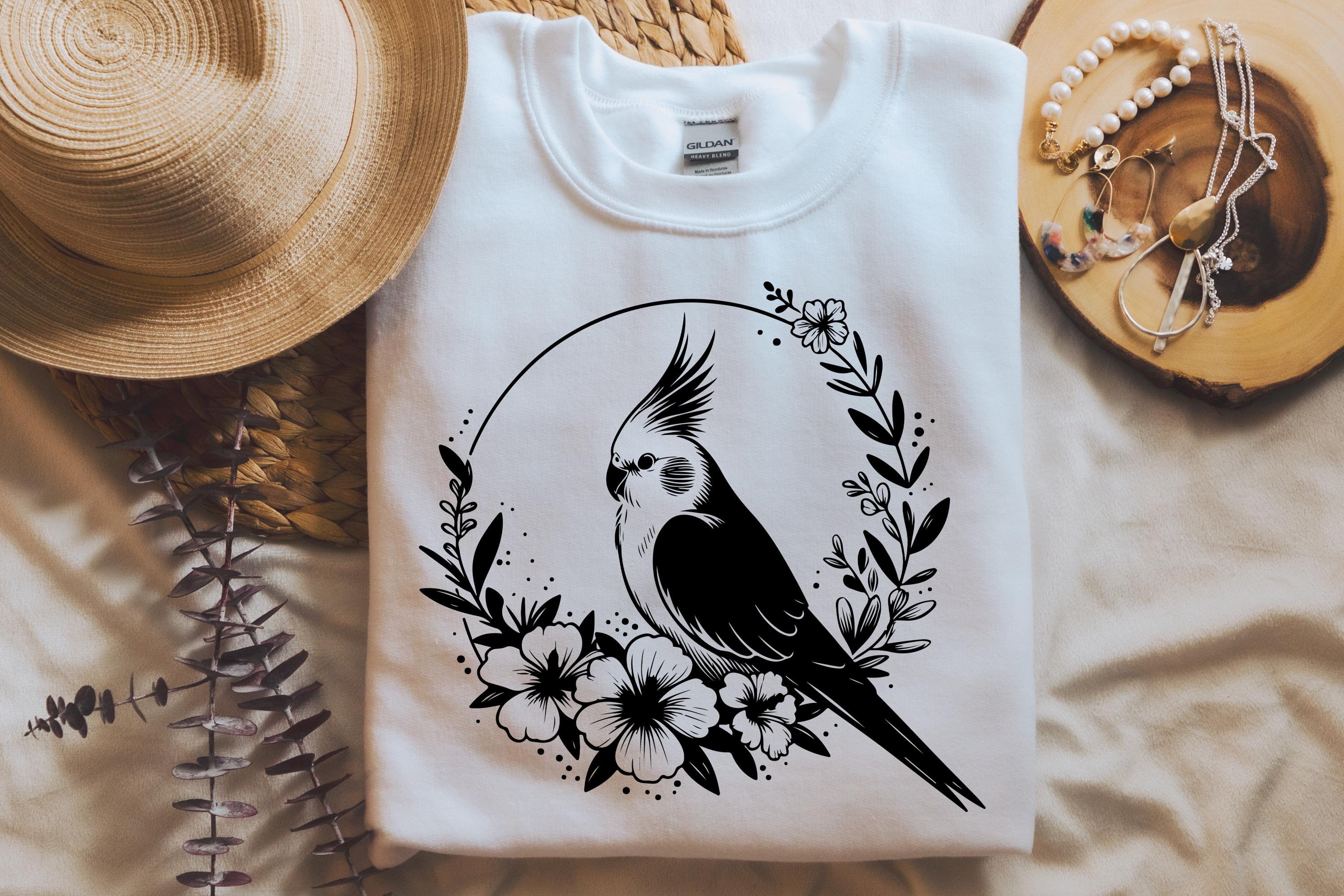 Cockatiel Svg Png, Bird Design, Cockatiel Vector, Cockatiel Silhouette ...