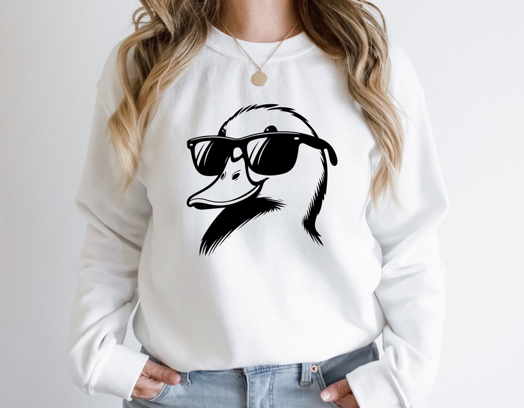 Duck Svg Png, Funny Duck Svg, Duck With Glasses, Cool Duck Svg, Rubber ...