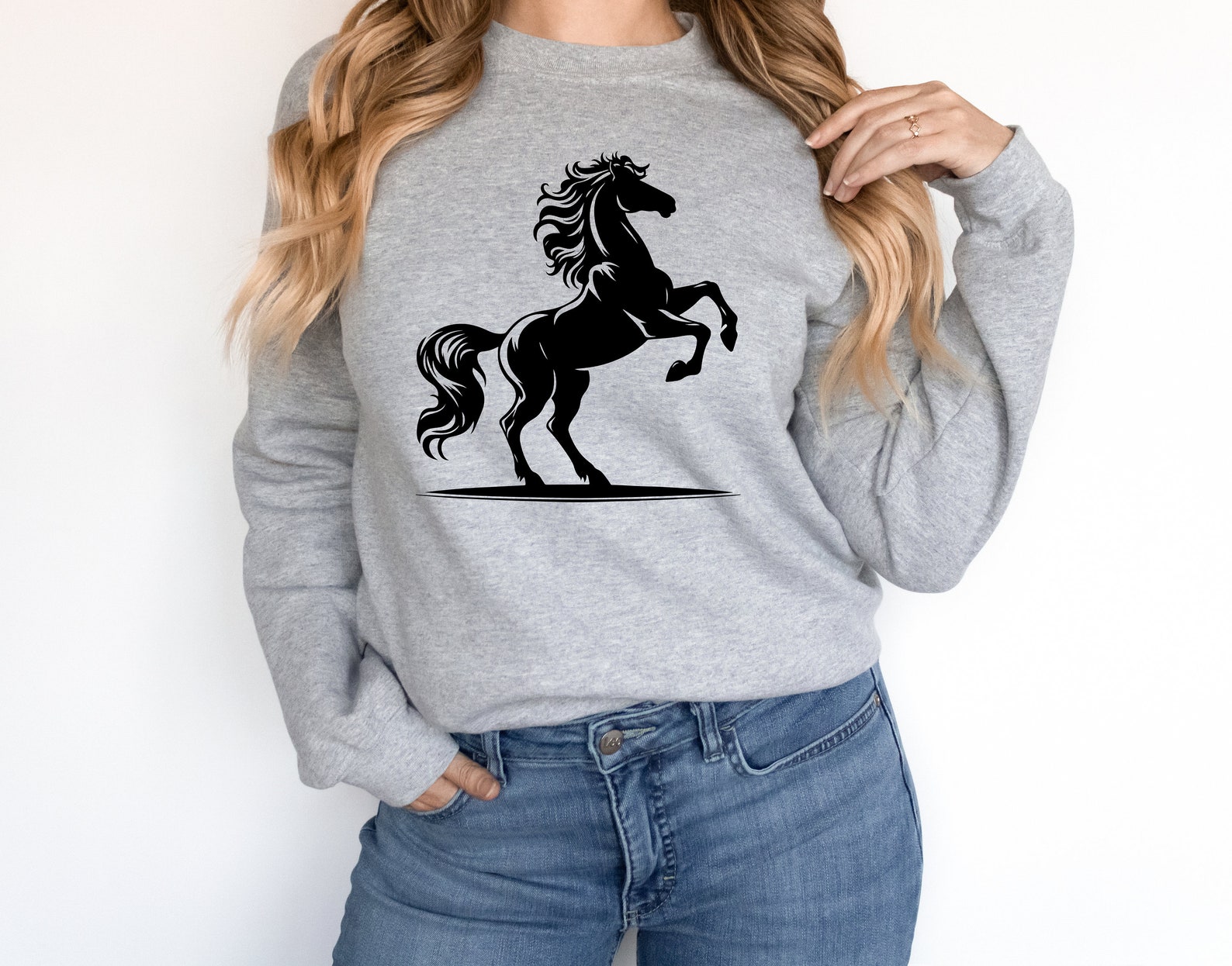 Horse Svg Png, Stallion Svg, Horse Silhouette Svg, Rearing Horse Svg ...