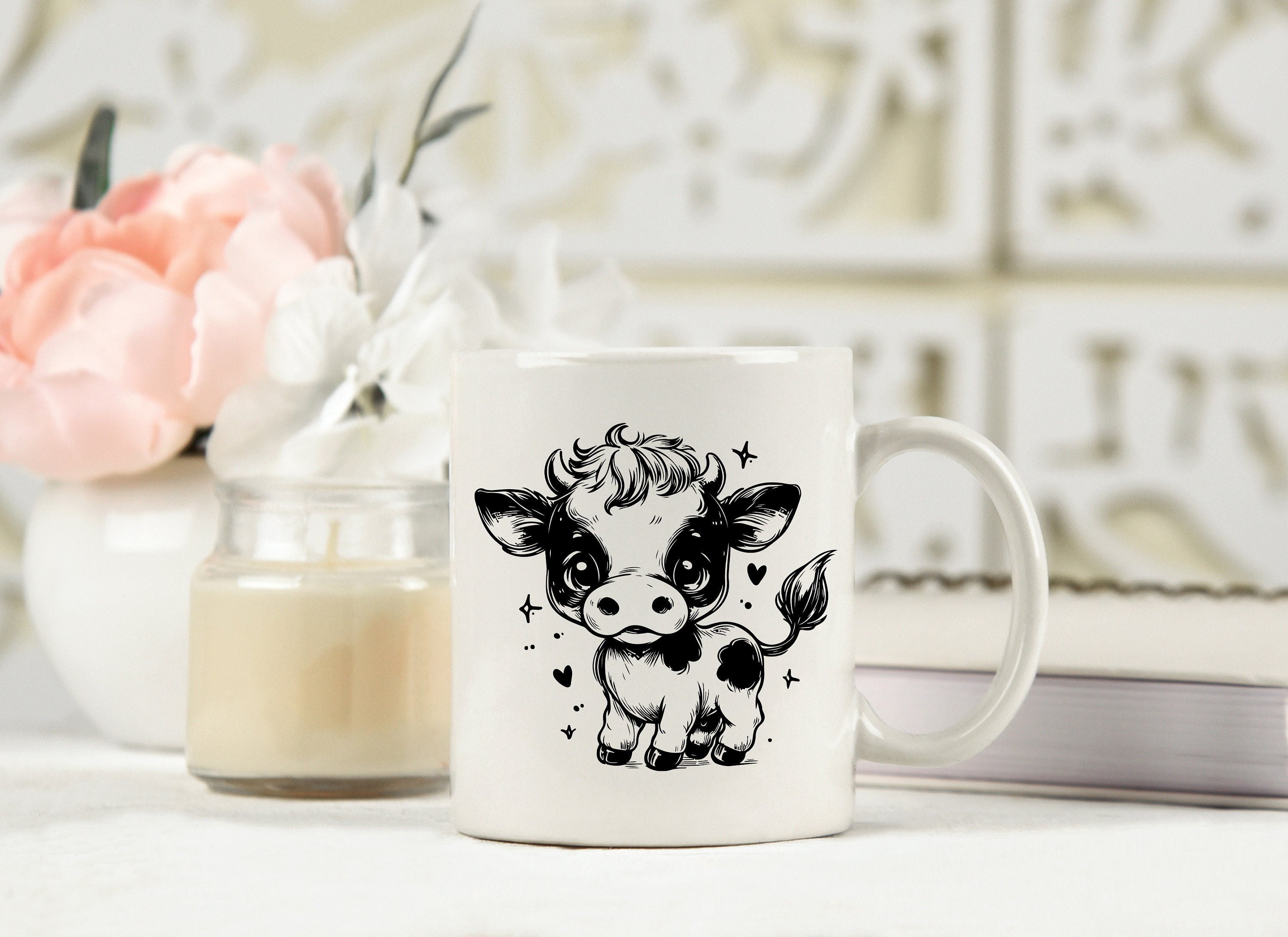 Cow Svg Png, Cute Cow Svg, Cute Cow Png, Baby Cow Svg, Cow Cartoon, Cow ...