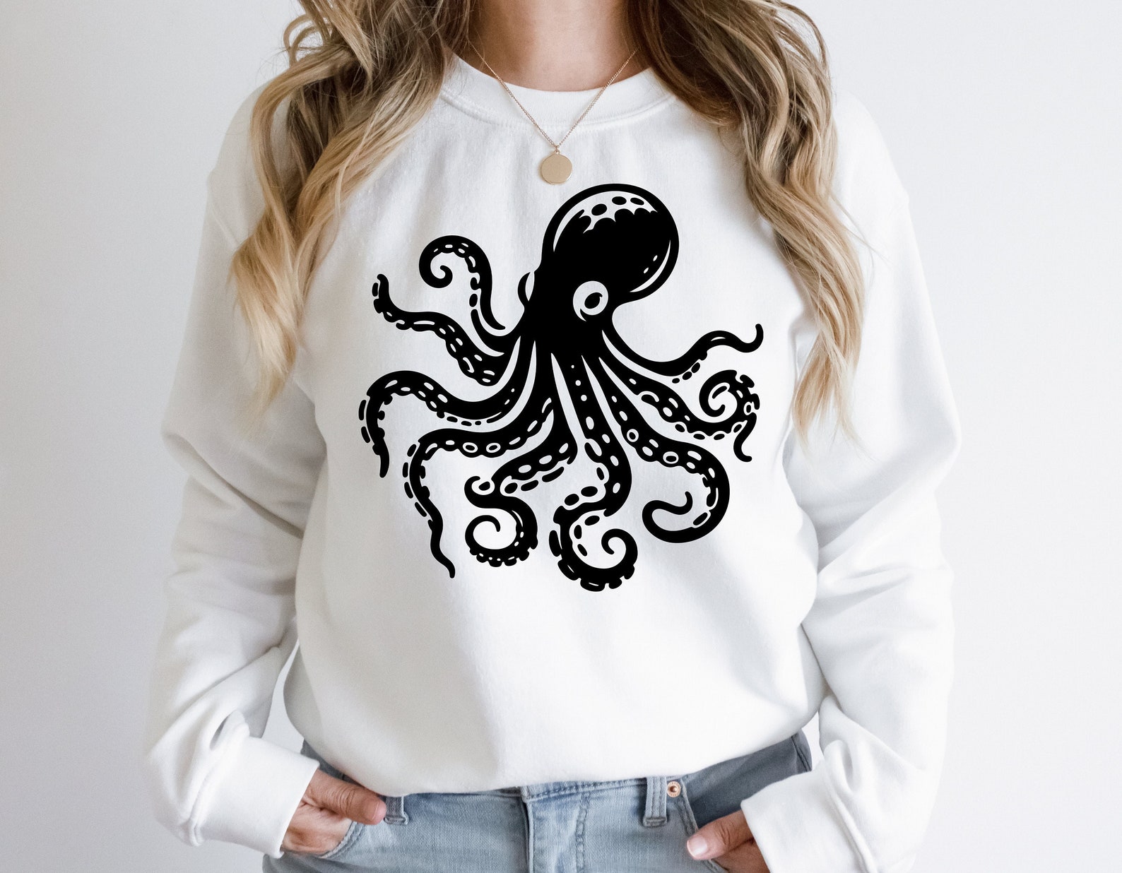 Octopus Svg Png, Underwater Svg, Sea Life Svg, Ocean Svg, Octopus ...