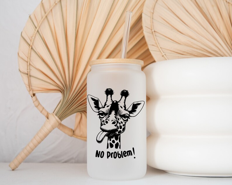 Giraffe Svg Png, No Problem Svg, Safari Svg, Giraffe Cut Files, Giraffe ...