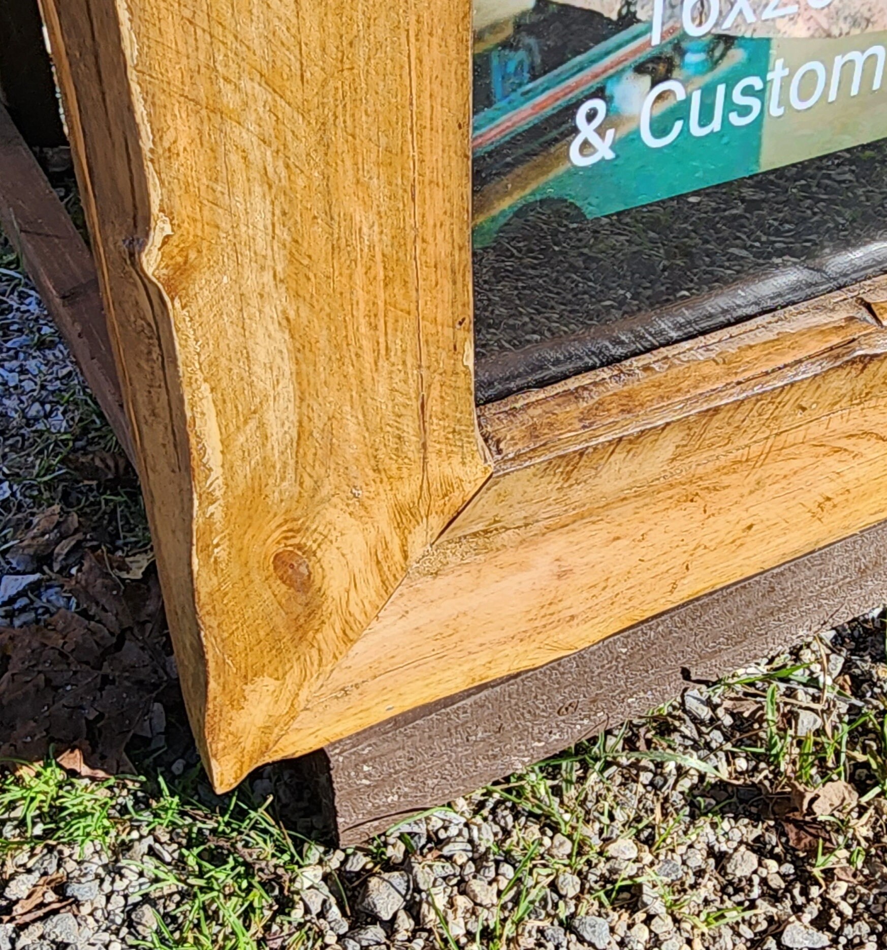 Live Edge Custom Frame Handmade Handmilled Rustic Wooden Picture Frame ...