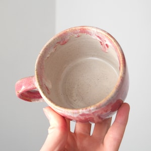 Pink Hue Swirl Handmade Ceramic Mug (wheel Thrown)| Pink Handmade Mug ...