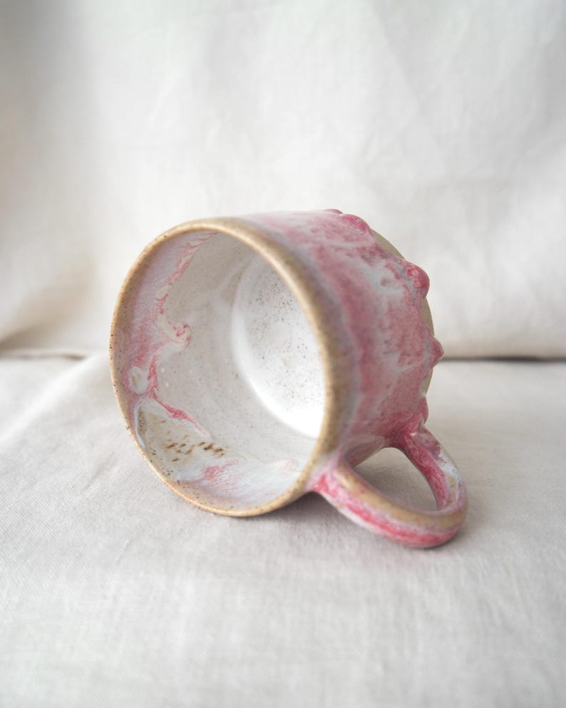Handmade Pink Mug SECONDS Pink Handmade Mug Pink Ceramic Mug Pink ...