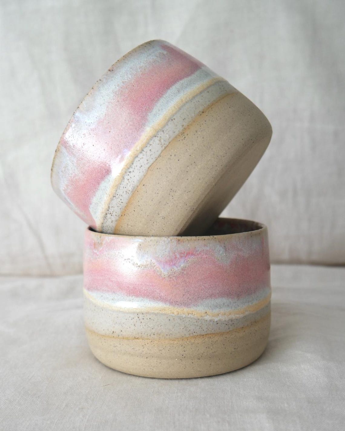 Ceramic Cups Set | Handmade Cup Set | Wheel Thrown Pottery Keep Cups ...