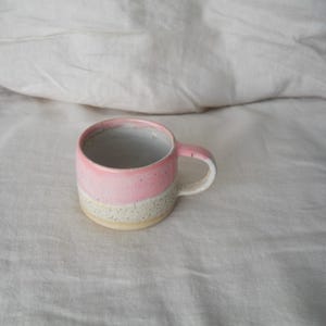Pink Handmade Mug Handmade Ceramic Mug (wheel Thrown) | Pink Ceramic ...