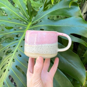 Pink Handmade Mug Handmade Ceramic Mug (wheel Thrown) | Pink Ceramic ...
