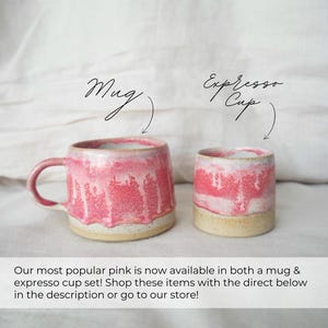 Pink Hue Swirl Handmade Ceramic Mug (wheel Thrown)| Pink Handmade Mug ...