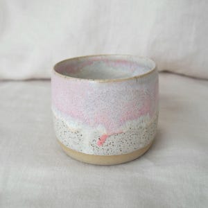 Pink and White Handmade Cup | Handmade Ceramic Mug | Wheel Thrown ...