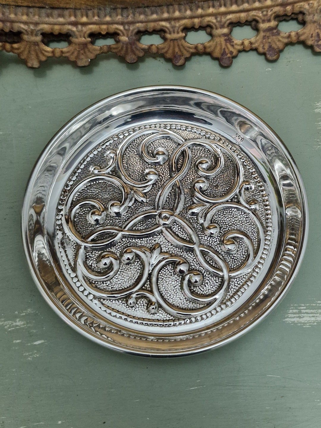 4 Inch Silver Pin Tray - Etsy