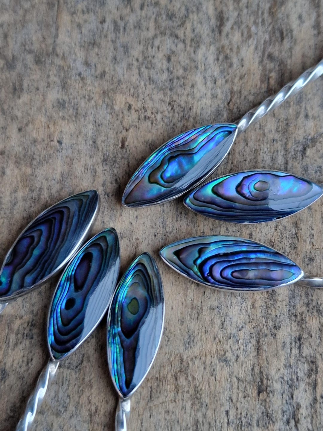 Atahau of New Zealand 1940s Paua Shell Silver Spoons in Original Box - Etsy